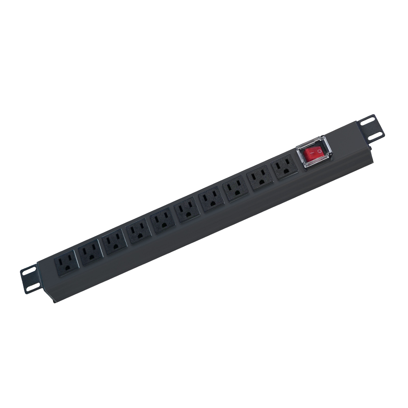 1U 19inch NEMA 5-15R USA Power Distribution Units (PDUs) - Jamanet
