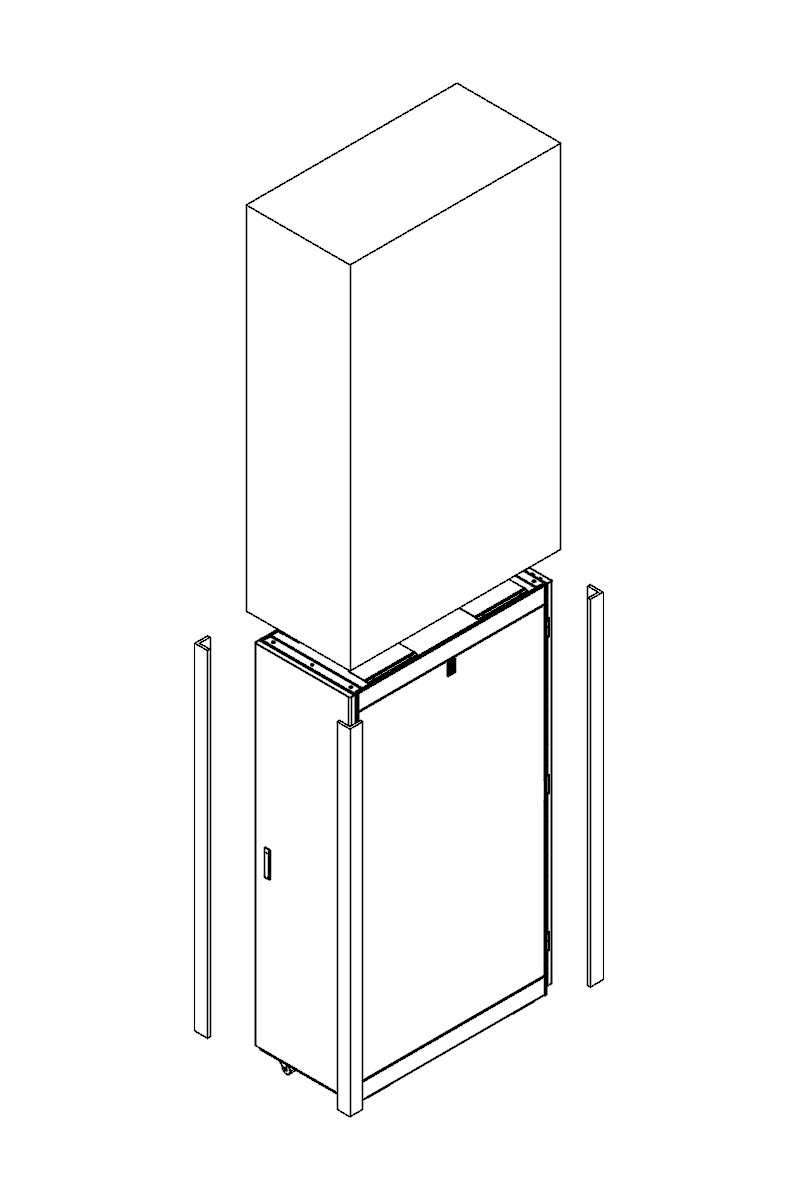 Server Rack Enclosure, 42U, Black,2055H X 600W X 800D - Jamanet