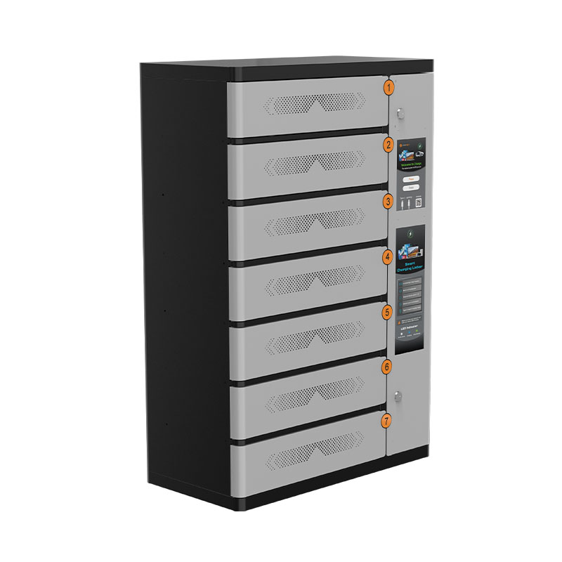 7-port Smart Charging Locker For Mobile Devices - Jamanet